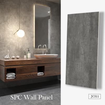 Cina Alto resistenza impermeabile SPC pannelli di parete piastrelle di lusso moderno marmo finitura pietra materiale composito di plastica in vendita