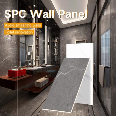 Cina Bagno resistente all'umidità pannelli di parete SPC marmo pannelli di cristallo di pietra moderna in vendita