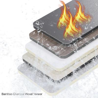 중국 환경 친화적 인 현대 인테리어 디자인용 목탄 섬유 Bambu 벽 패널 판매용