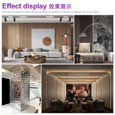 Cina Bambù carbone di legno fibra di bambù cartone da parati marmo interno pannello decorativo in vendita