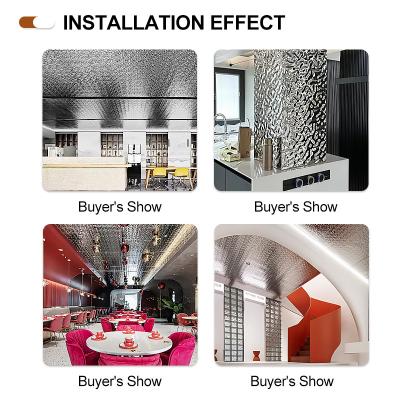 Cina 5/8mm Eco Friendly Bambù carbone decorativo pannello murario per ufficio alberghiero in vendita