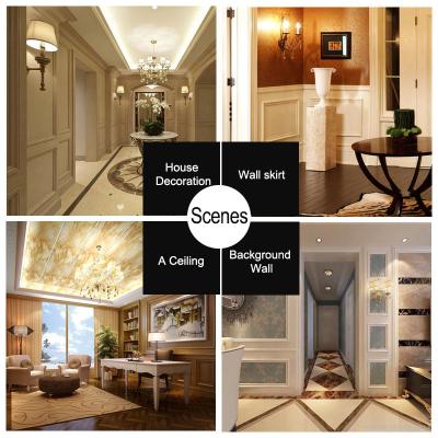 China PVC Integrated Wall Panel Eco-friendly Indoor Background Wall for sale