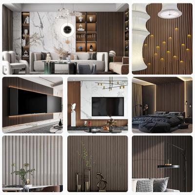 China PS Wall Panels Polystyrene Material 3D WPC Wall Panel Luxury Design for sale