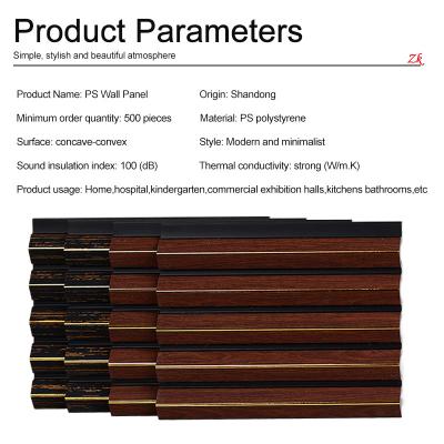 Cina PS Pannello murario interno Griglia impermeabile Pannello decorativo PVC carta di schiuma in vendita