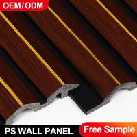 China PS Interior Wall Panel Waterproof Grille Decorative Panel PVC Foam Board for sale
