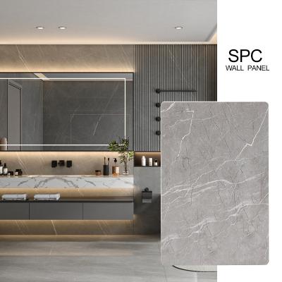 Cina SPC Wall Panel Wholesale Of New Materials 600*2440*4mm impermeabile PVC Pietra Plastica Eco-Friendly Marmo Fogli senza cuciture Tavola per doccia e bagno in vendita