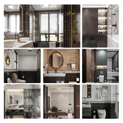 Cina SPC Wall Panel Wholesale Of New Materials 600*2440*4mm impermeabile PVC Pietra Plastica Eco-Friendly Marmo Fogli senza cuciture Tavola per doccia e bagno in vendita