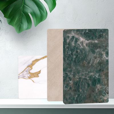 China PVC Wall Panel Hot Sale 1220*2440*5/8mm Flame Retardant Bamboo Charcoal Wood Eco-Friendly PVC Marble Wall Panel Indoor Decorative Panel Ceiling For Hotel Renovation Project Specific Wall Panel for sale