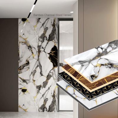 China Custom 8mm Interior Decorative Wall Panels With Bamboo Charcoal Wood Veneer In Hundreds Of Colors For Hotels Commercial Spaces for sale