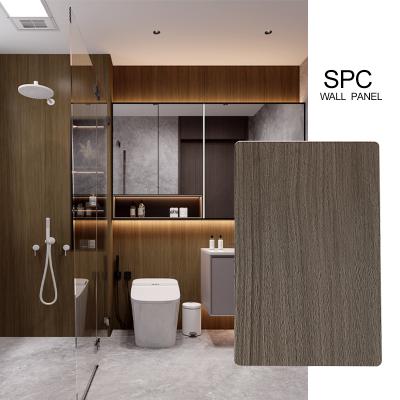 China Hot Sale Spc Wall Panel 600*2440mm Waterproof And Moistureproof Bathroom Wall Panel For Hotel for sale