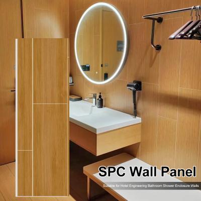 China SPC Wall Panel PVC Plastic Indoor Decorative Panel Waterproof Bathroom Board For Hotel And Home Decoration for sale