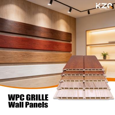 China Waterproof WPC Wall Cladding Wooden Plastic Composite Wood Panel For Wall Decor for sale