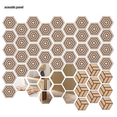 China Colorful Interior Decorating Acoustic Panels With 100% Polyester Fiber Soundproof Wall Panel for sale