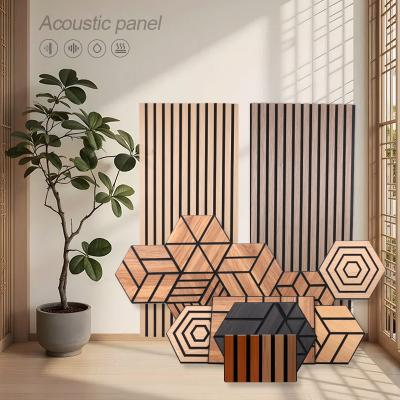 China Sound Absorbing Acoustical Polyester Panels Modern Office Building Interior Decoration Material for sale