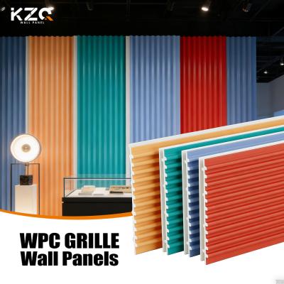 China Hot Sale PVC WPC Wall Panel Waterproof And Moisture-proof Wall Paneling For Decorative Interior for sale