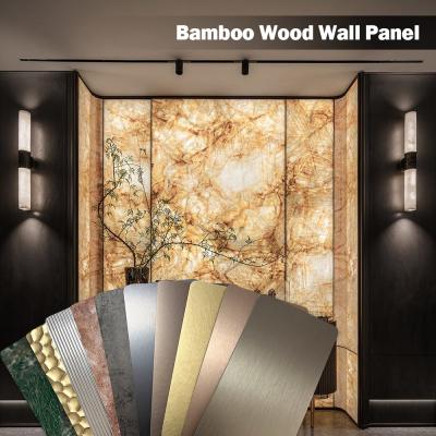 China Waterproof And Moisture-Proof 5mm 8mm Metal Bamboo Charcoal Fiberboard for sale