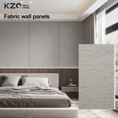China Modern Style Fabric Texture Design Bamboo Charcoal Wood Veneer For Indoor Decoration for sale