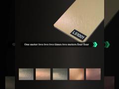 Solid metallic texture PVC bamboo charcoal wood veneer interior wall panel