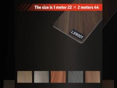 PVC wood grain bamboo charcoal wood veneer interior decoration panels