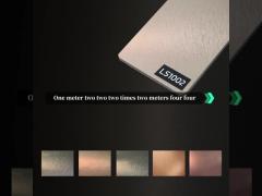 Interior decoration New material bamboo charcoal wood veneer Metal carbon crystal plate