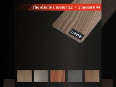 Waterdichte en schimmelbestendige platte houtnerf 1220 mm decoratieve PVC Wallboard wandpanelen