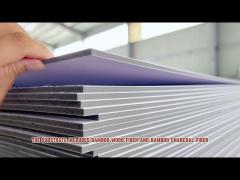 Bamboo charcoal wood veneer Metal