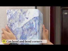 Marble Wall Panel HIGH GLOSS MARBLE SHEET Bamboo Charcoal Wood Veneer