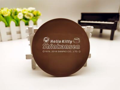 China Tenedor dominante reutilizable del PVC, llaveros de goma de encargo hola Kitty Themed en venta