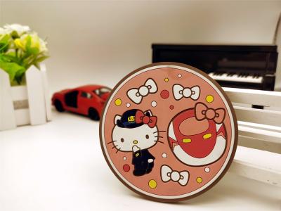 China Custom Hello Kitty Themed Reusable PVC Key Holder Keychains for sale