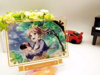 China Functionality Acrylic Photo Frame Easel Display Stand 18cm X 13cm Size for sale