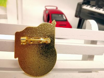 Cina Materiale da otturazione in lega di zinco di colore di spessore di Pin 5mm della fibula del metallo delle decorazioni in vendita