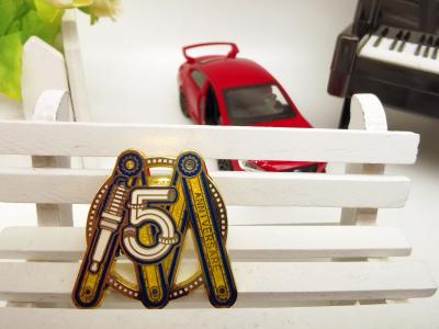 Cina La lettera personale ha modellato la fibula Pin For Decorations/regali del metallo in vendita