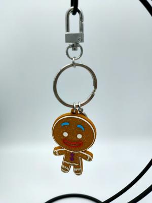 Cina Portiere del PVC di Gingerman, colore luminoso di gomma morbido Nonfading della catena chiave in vendita