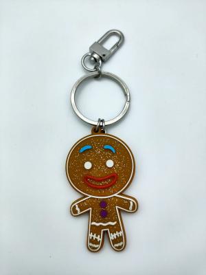 Cina Portiere del PVC di Gingerman, colore luminoso di gomma morbido Nonfading della catena chiave in vendita