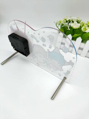 Cina Supporti acrilico dell'orologio di stampa offset dimensione di 20cm x di 14cm x di 6cm alla moda in vendita