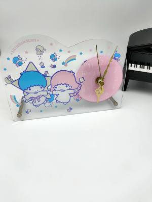 Cina Supporti acrilico dell'orologio di stampa offset dimensione di 20cm x di 14cm x di 6cm alla moda in vendita