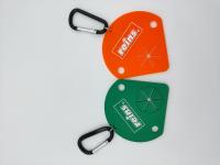 China Double Sided PVC Key Holder Soft Multicolor Decorative Pendant for sale