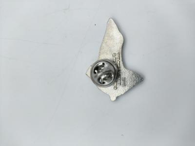 Cina Pin verde della fibula del metallo della foglia dello smalto 	Incisione laser di stampa offset in vendita