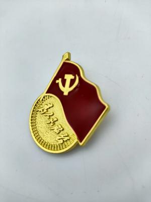 Cina Pin della fibula del metallo di Multioccasion, 	Colori il Pin comunista di riempimento dello smalto in vendita