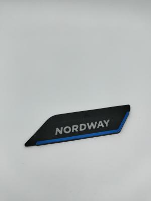 Cina Autoadesivo impermeabile molle del PVC, affare su ordinazione Logo Stickers Nordway in vendita