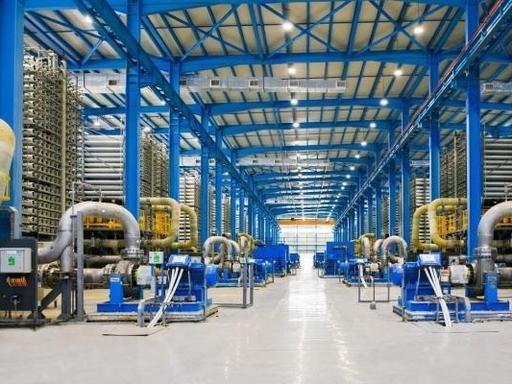 Quality Double Stage RO Water Desalination Equipment Ultra Low Salinity PLC Control Stainless Steel Construction for sale