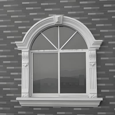 China Durable Plastic Window Stucco Trim Moulding Cement Door Trim Mold Lightweight for sale