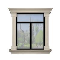 Quality Square Frame Outdoor Exterior Stucco Foam Window Trim Decorative Concrete for sale