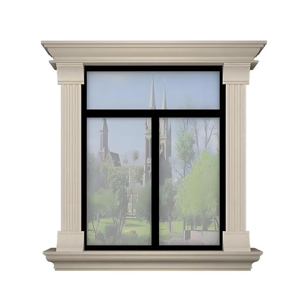Quality Square Frame Outdoor Exterior Stucco Foam Window Trim Decorative Concrete for sale