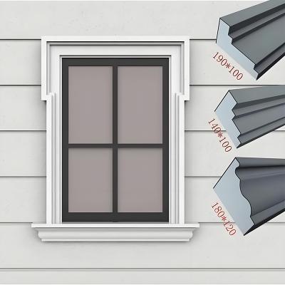 China Light Outdoor Stucco Foam Window Trim Installation Eps Mouldings Trim for sale