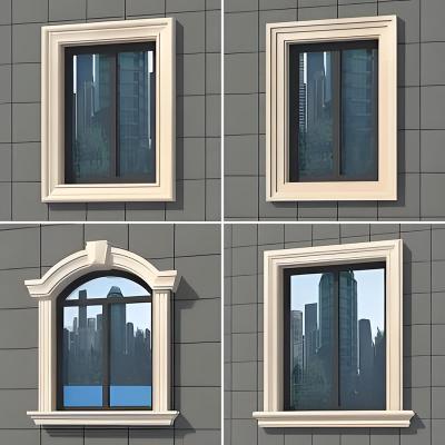 China Insulation Square Frame Outdoor Concrete Window Surrounds Stucco Trim Around Windows for sale
