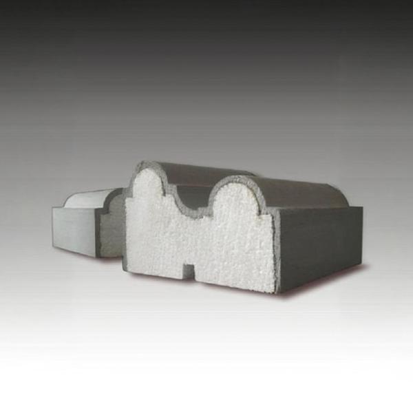 Quality Decorative Eps Foam Molding Trim Polystyrene Foam Stucco Garage Door Trim 18-22kg/M3 for sale