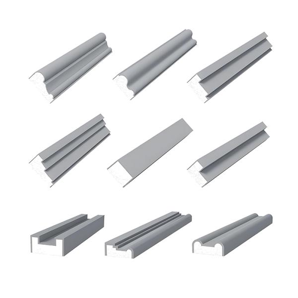 Quality Polyurethane Eps Cornice Moulding For Exterior Decorative Door Surround Flame Retardant for sale