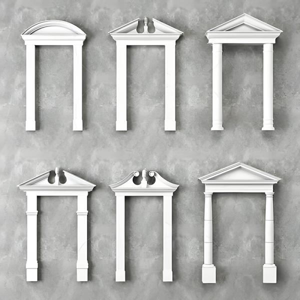 Quality Modern Design EPS  Stucco Trim Around Doors Straight Window And Door Crown Molding for sale