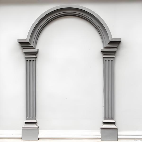 Quality Door Wall Stucco Foam Window Trim Construction White Flat Pu Foam Cornice Panel Polyurethane Mouldings for sale